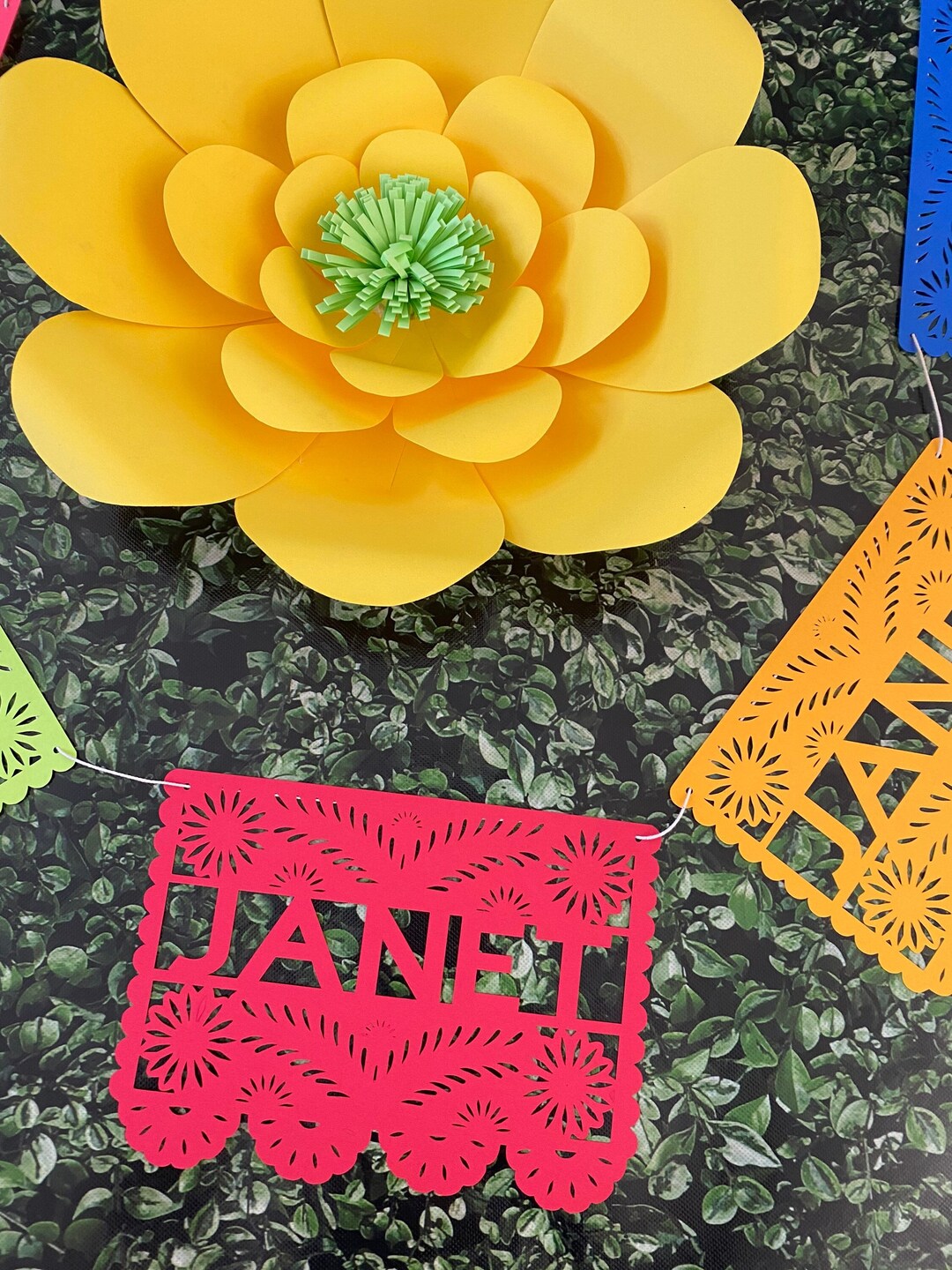 Custom Fiesta Party Papel Picado Banner, Party Decor, Fiesta Party ...