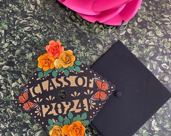 Mexican Monarca Graduation Cap Topper Personalized Grad Cap Graduate ...