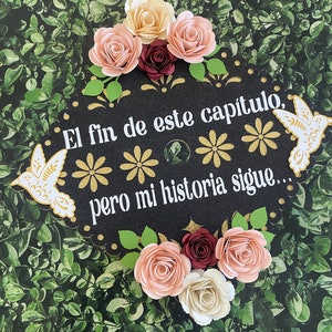 Custom Mexican Papel Picado Graduation Cap Topper | Personalized Grad ...