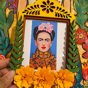 Day of the Dead Nicho Picture Frame, Nicho Wood Frame, Dia De Los ...