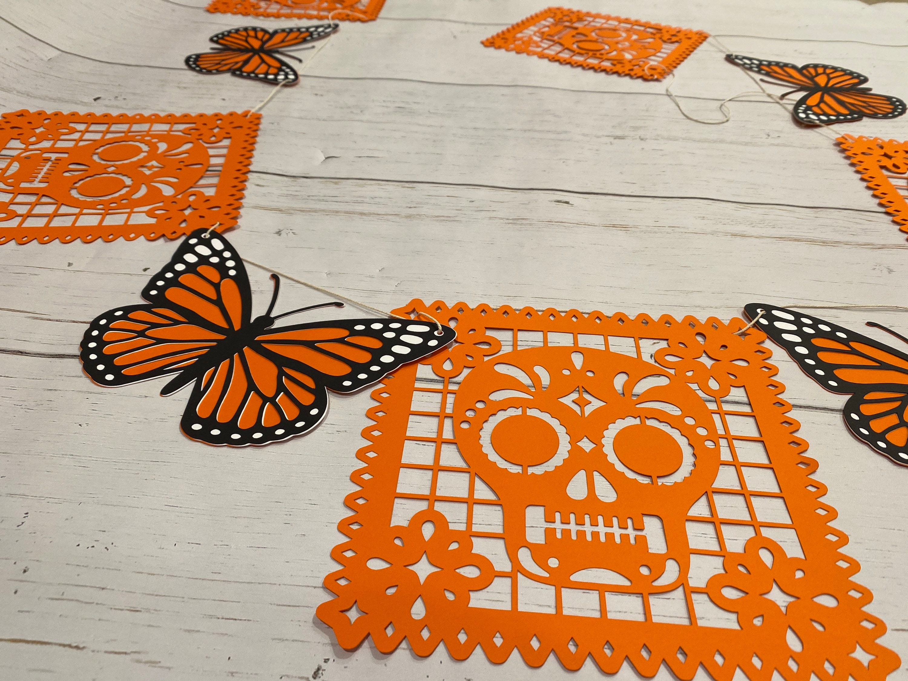 Ofrenda Día De Los Muertos Papel Picado Banner Ofrenda - Etsy
