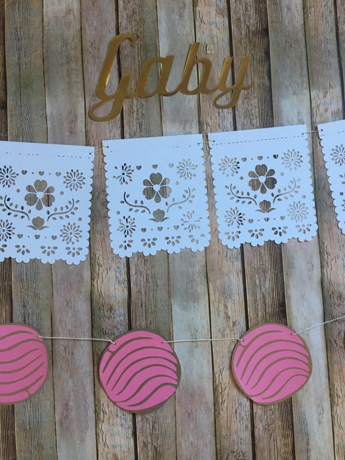 5ft Paper Concha Party Banner, Concha Party, Sweet Mexican Bread Party ...