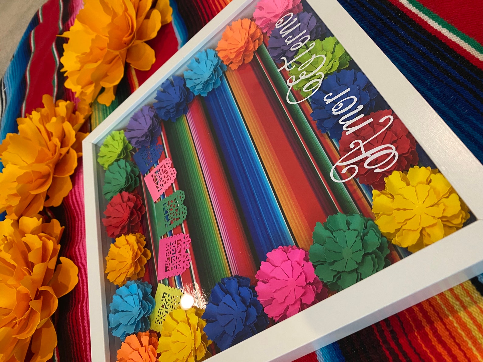 12x12 Ofrenda Shadow Box, Amor Eterno Ofrenda Shadow Box, Personalized ...