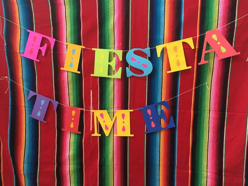 Custom Fiesta Banner Fiesta Party Banner Party Banner | Etsy