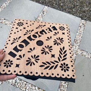 Mexican Lo Logré Graduation Cap Topper, Wood Grad Cap, Class of 2025 ...