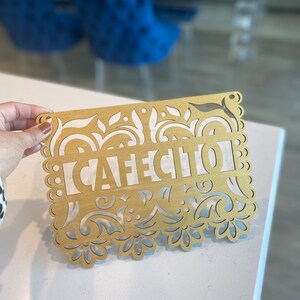 Custom Papel Picado Mexican Name Sign, Wood Papel Picado Name Home ...