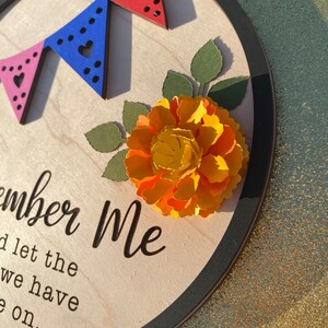 Recuerdame Dia De Los Muertos Wood Sign for Ofrenda, Remember Me Wood ...