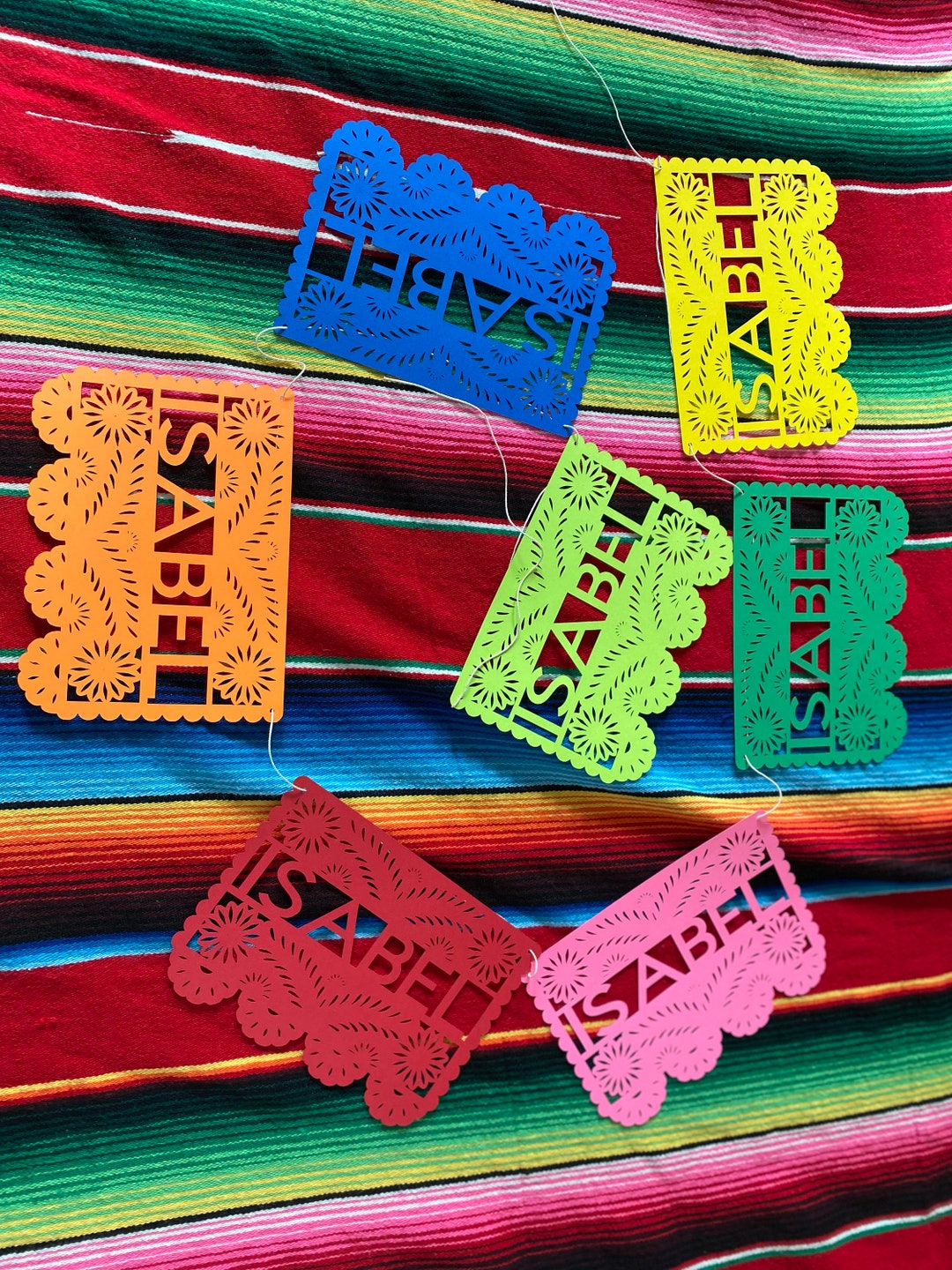 6f Custom Fiesta Party Papel Picado Banner, Party Decor, Fiesta Party ...