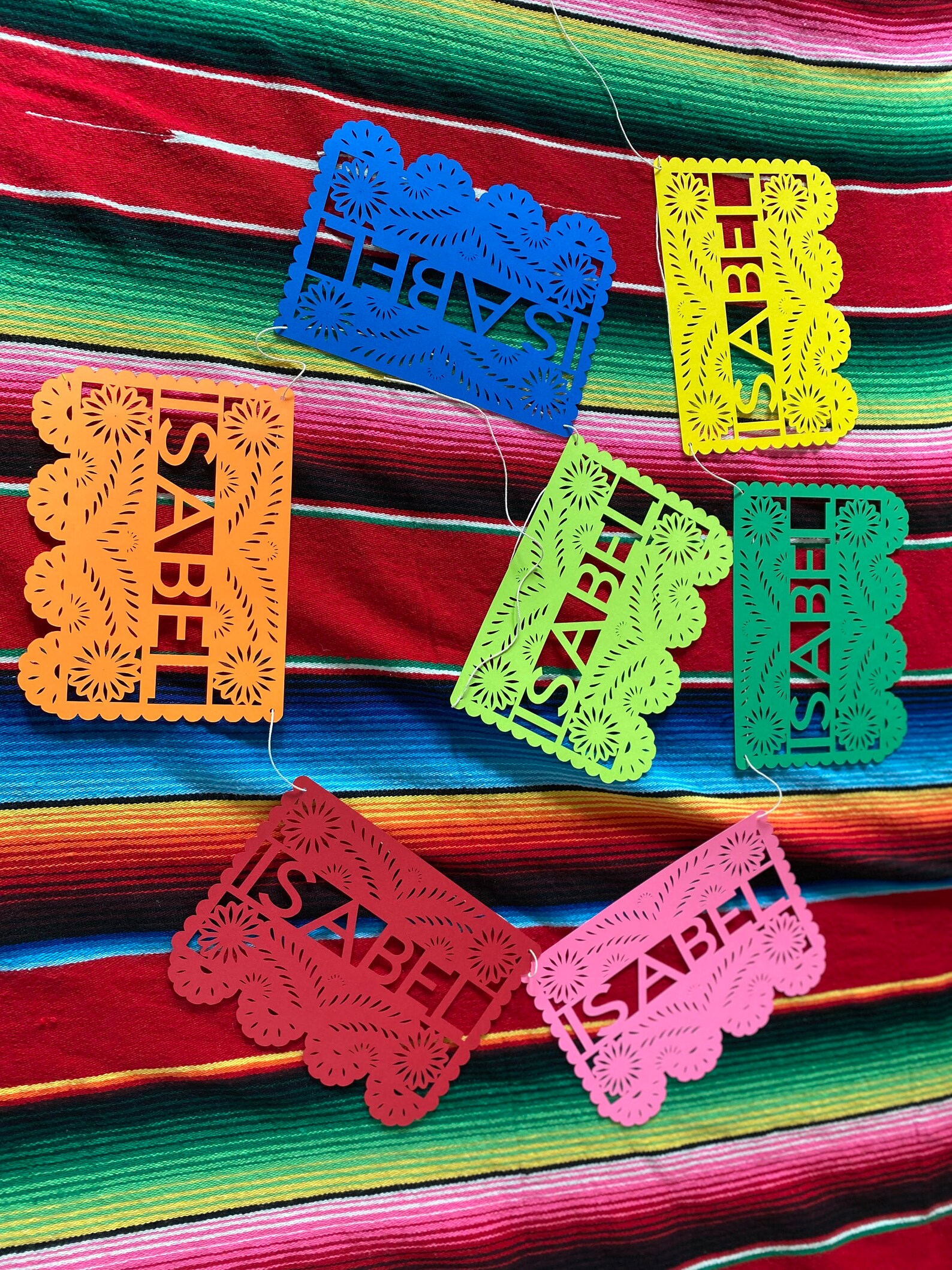 6f Custom Fiesta Party Papel Picado Banner, Party Decor, Fiesta Party ...