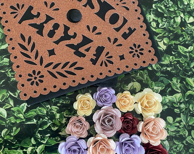 Graduation Cap Topper Paper Flowers, Small Paper Flower Decoration ...
