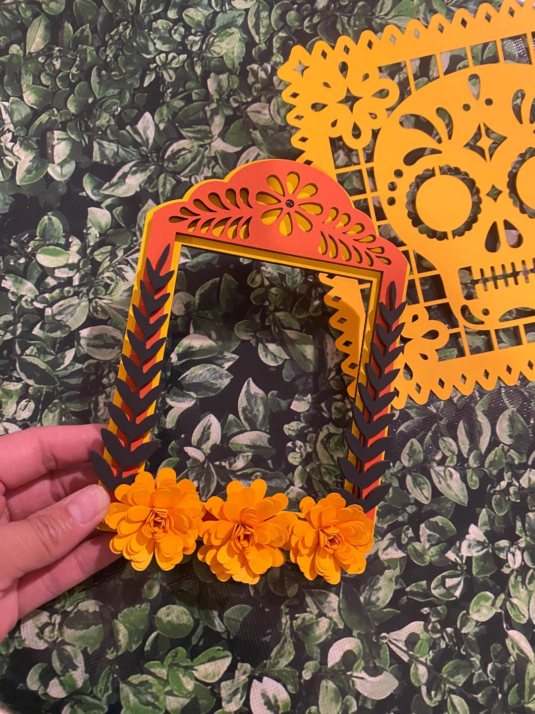 Day of the Dead Nicho Picture Frame, Nicho Wood Frame, Dia De Los ...