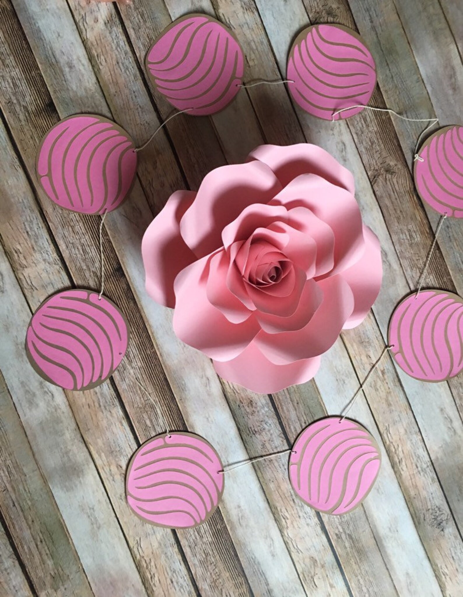 5ft Paper Concha Party Banner, Concha Party, Sweet Mexican Bread Party ...