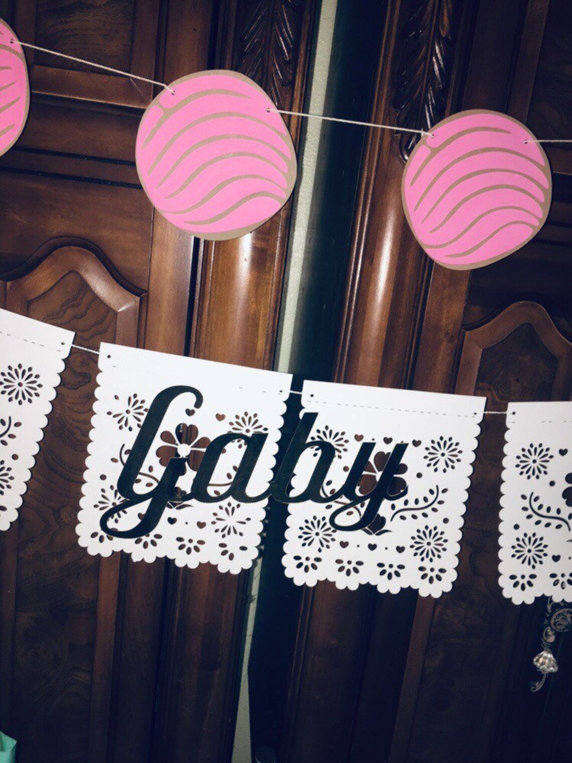 5ft Paper Concha Party Banner, Concha Party, Sweet Mexican Bread Party ...