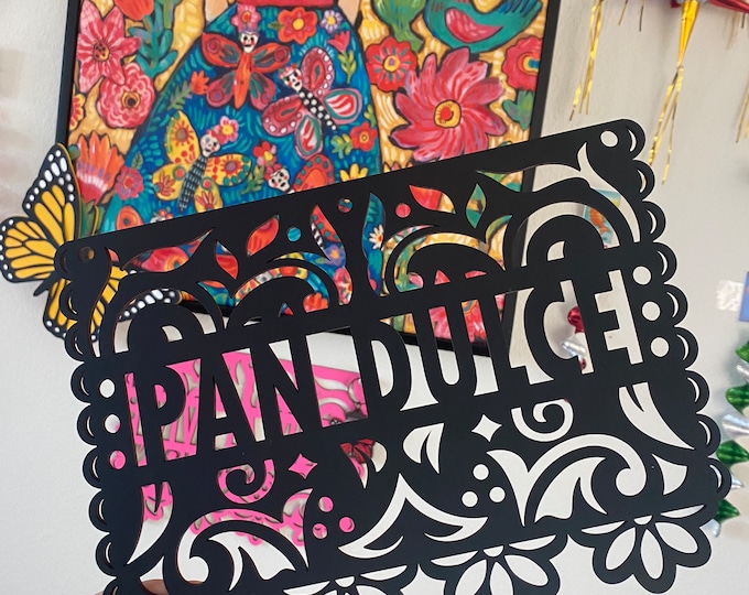 Custom Papel Picado Mexican Name Sign, Wood Papel Picado Name Home ...