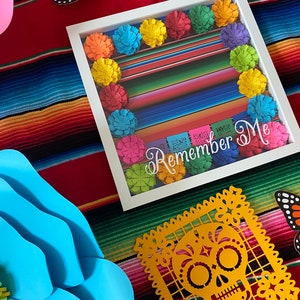 12"x12" Ofrenda Shadow Box, Day of the Dead Shadow Box, Recuerdame ...