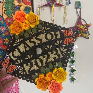 Mexican Monarca Graduation Cap Topper Personalized Grad Cap - Etsy