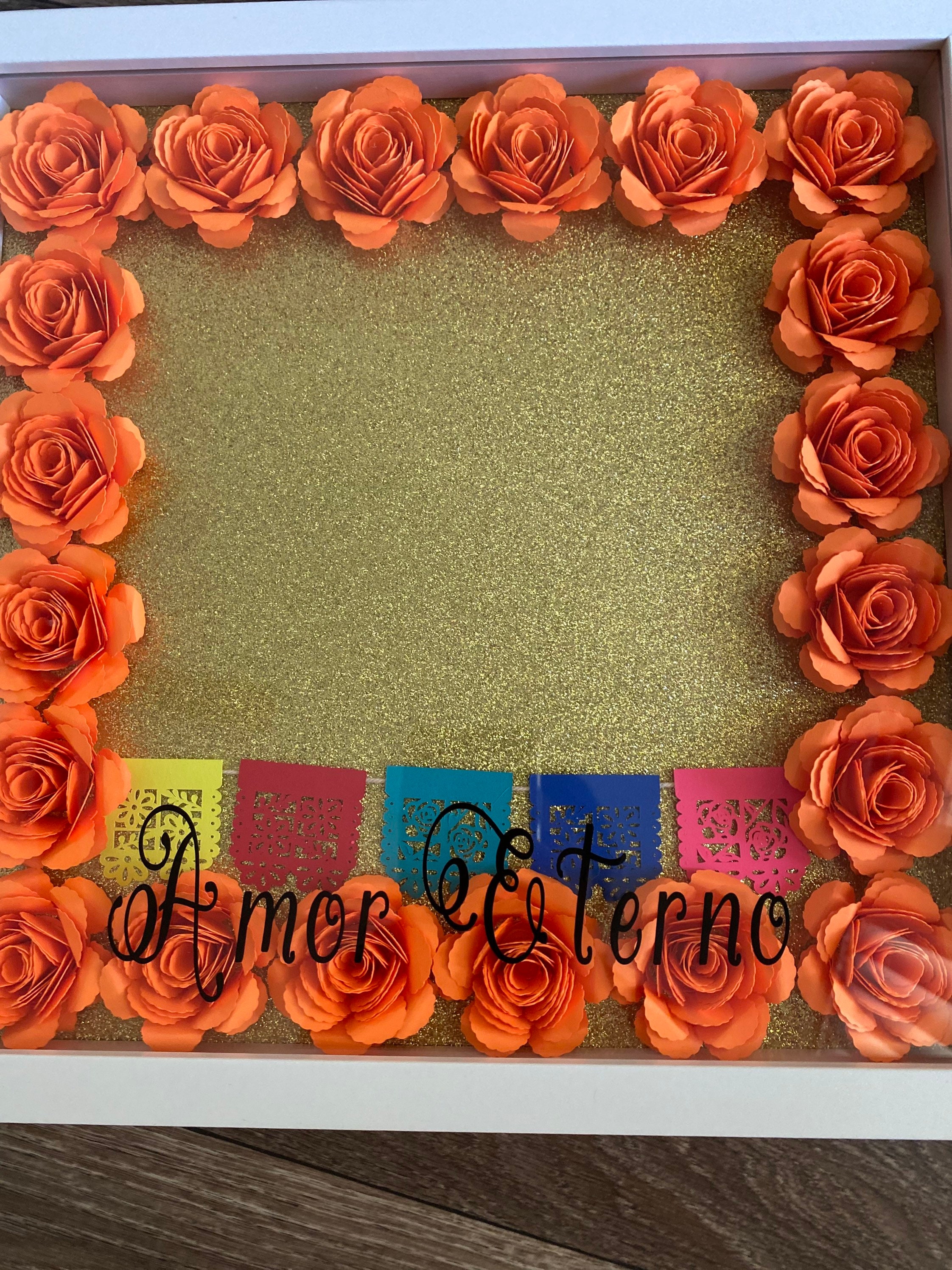 12x12 Amor Eterno Memory Box Remember Me Shadow | Etsy