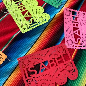 6f Custom Fiesta Party Papel Picado Banner, Party Decor, Fiesta Party ...