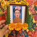 Day of the Dead Nicho Picture Frame, Nicho Wood Frame, Dia De Los ...
