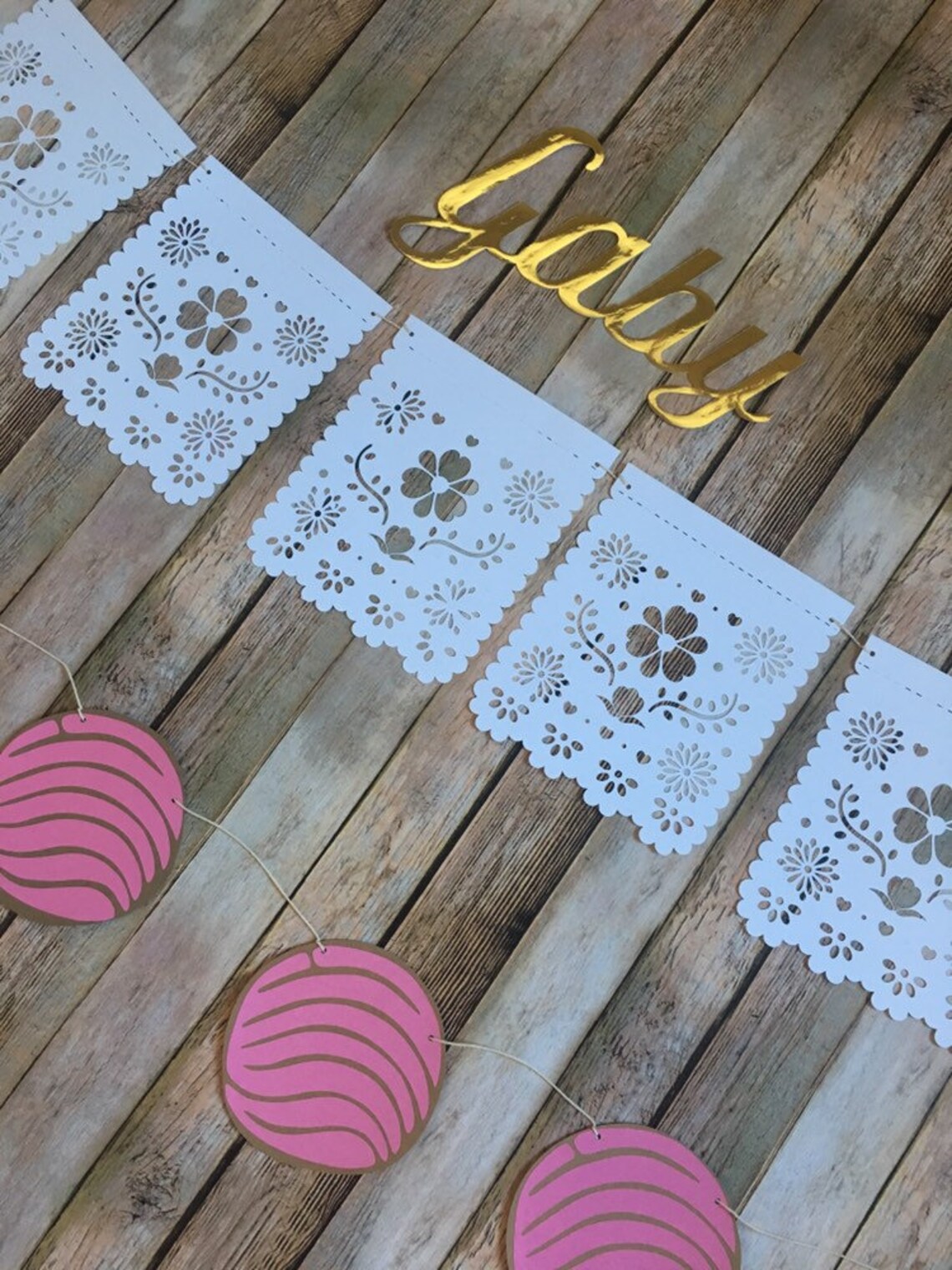 5ft Paper Concha Party Banner, Concha Party, Sweet Mexican Bread Party ...