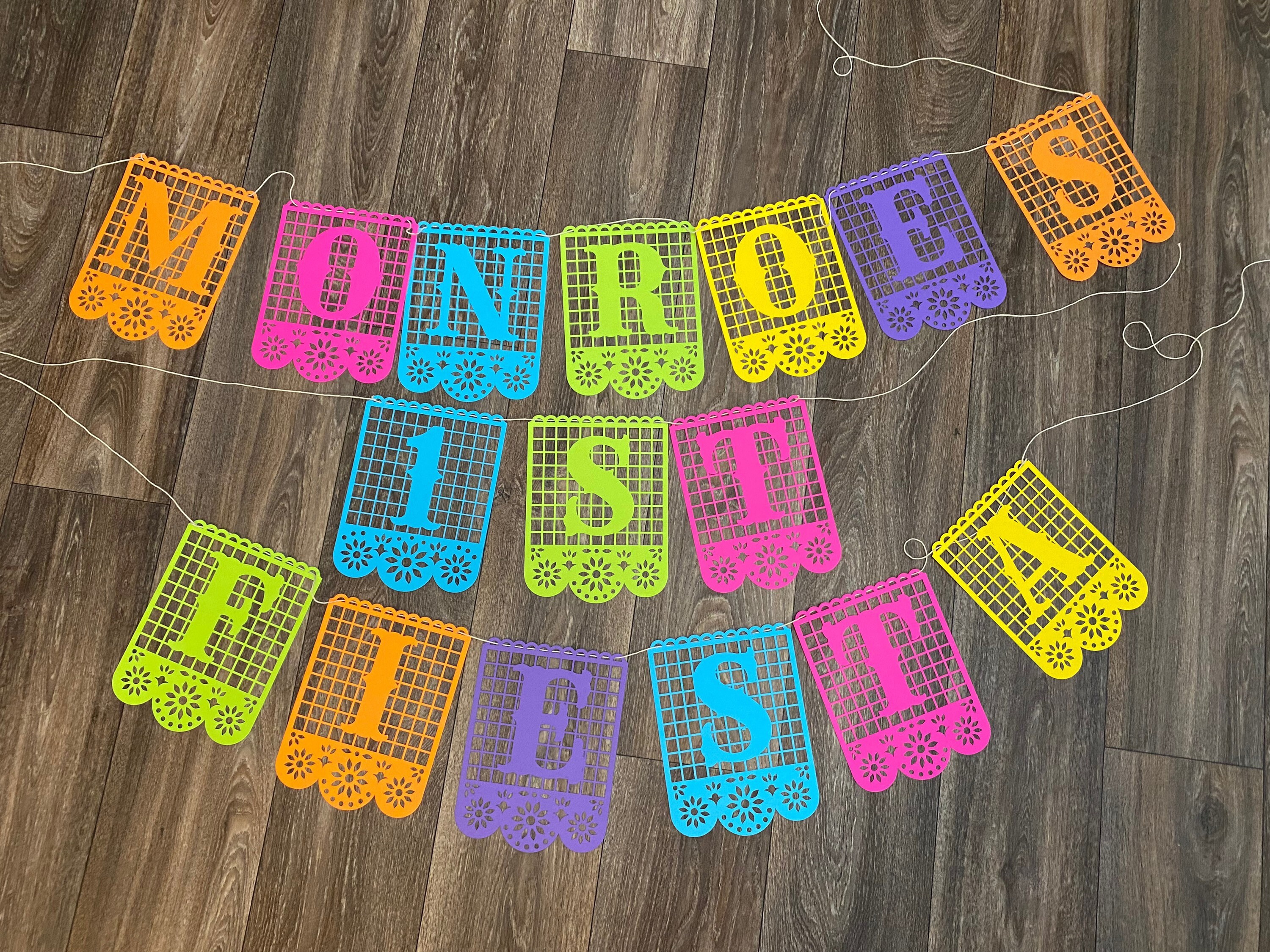 1st Fiesta Papel Picado Banner | Etsy