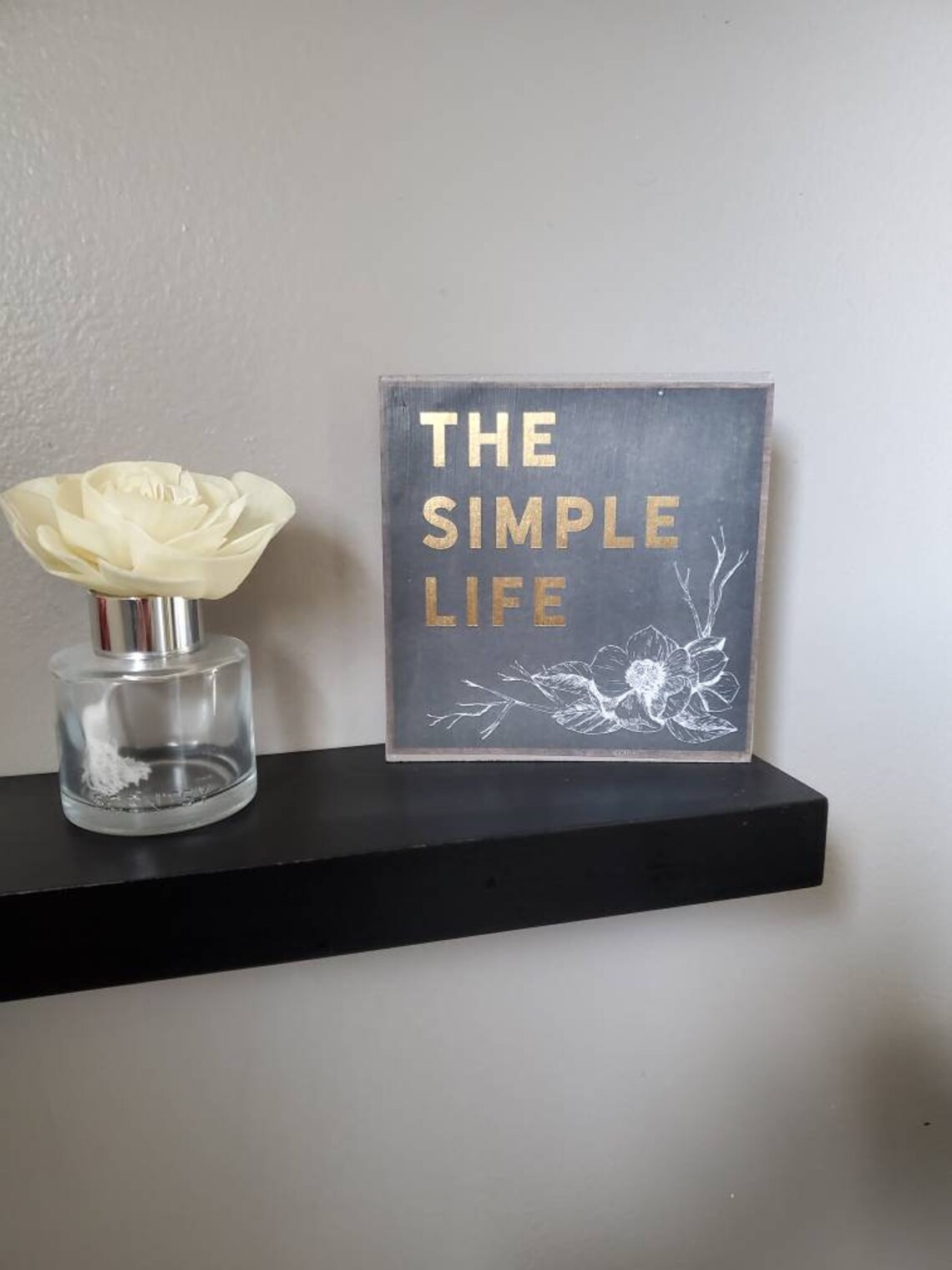 The Simple Life 5 X 5 Block Sign - Etsy