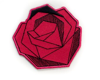 Geometric Rose | Etsy