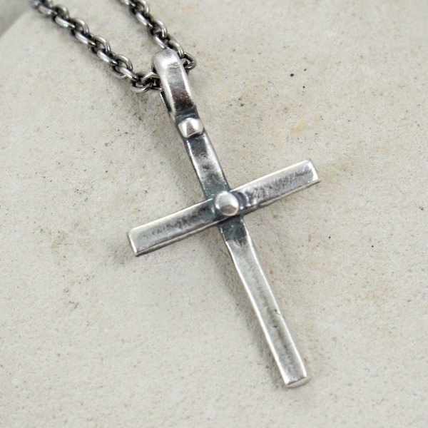 Silver Cross - Etsy