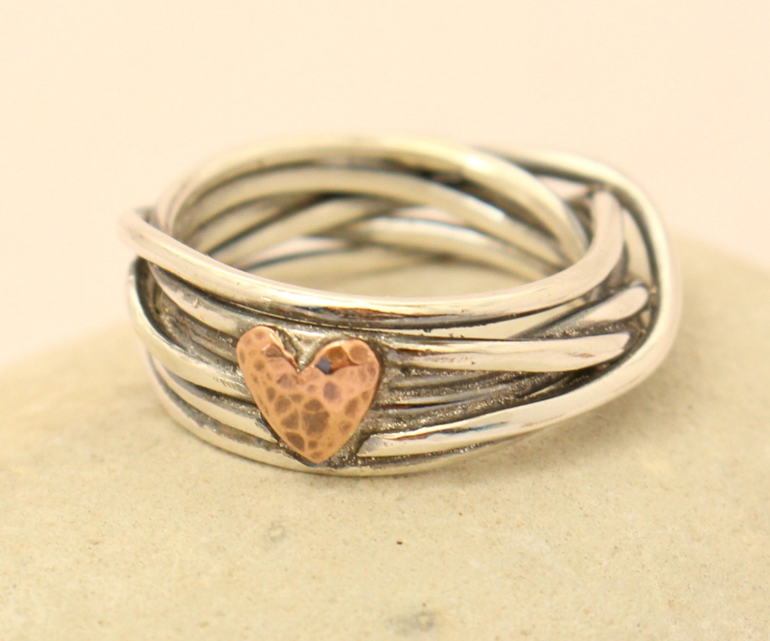 Silver /Gold/ Rose Gold Ring Anniversary Gift Gift for her | Etsy