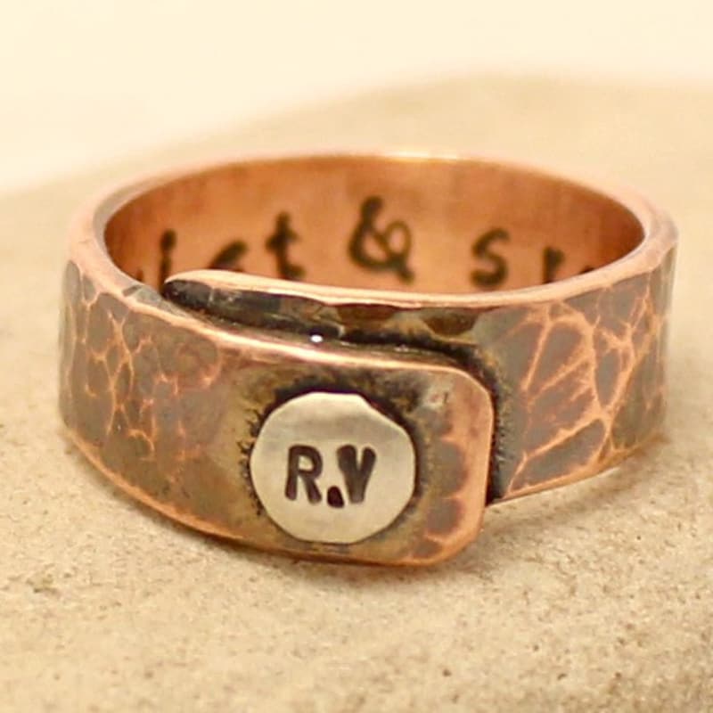 Mens Copper Ring - Etsy