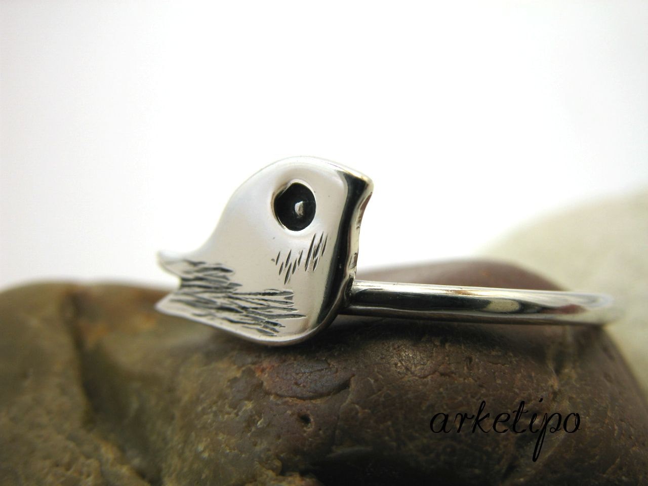 Handmade bird Ring of Sterling Silver. You Will - Etsy