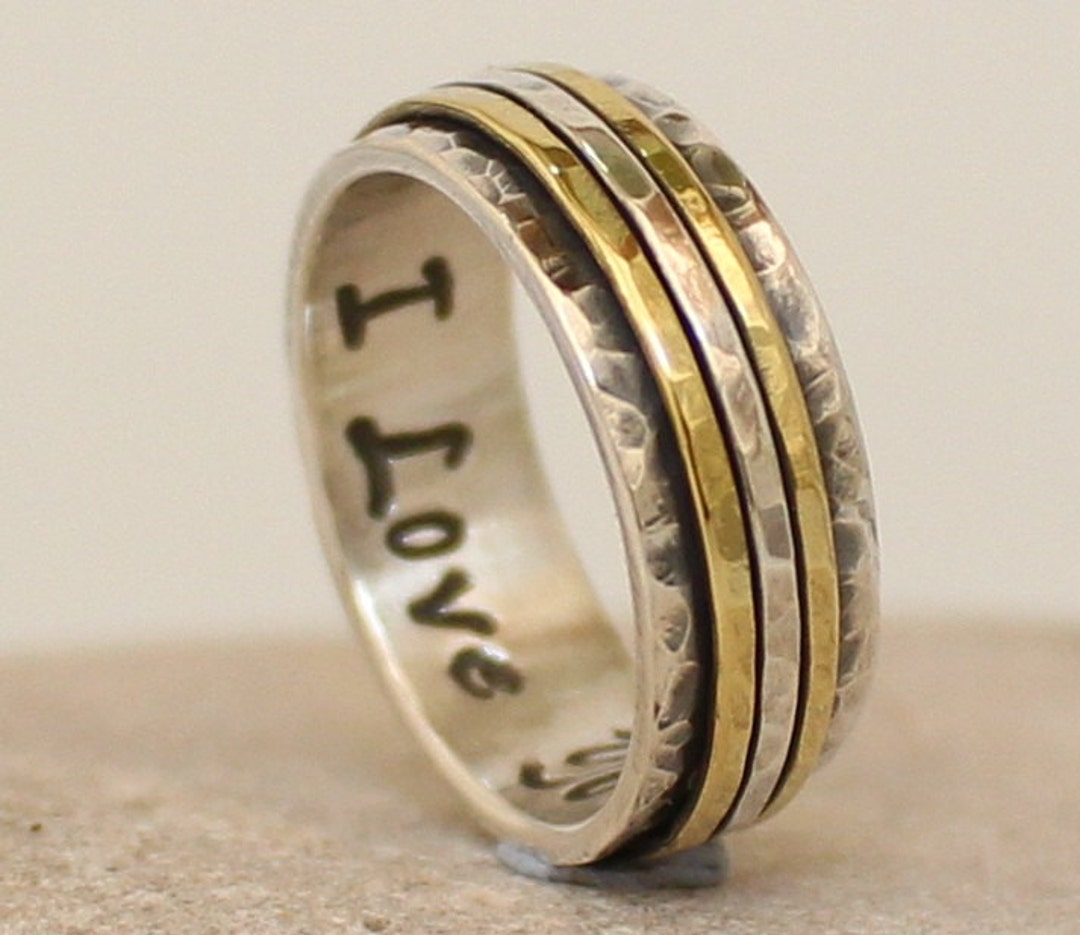 Personalized Sterling Silver Ring.. Wedding Band.. Custom Silver Ring ...