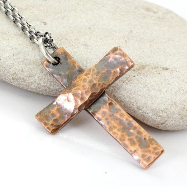 Copper Cross - Etsy