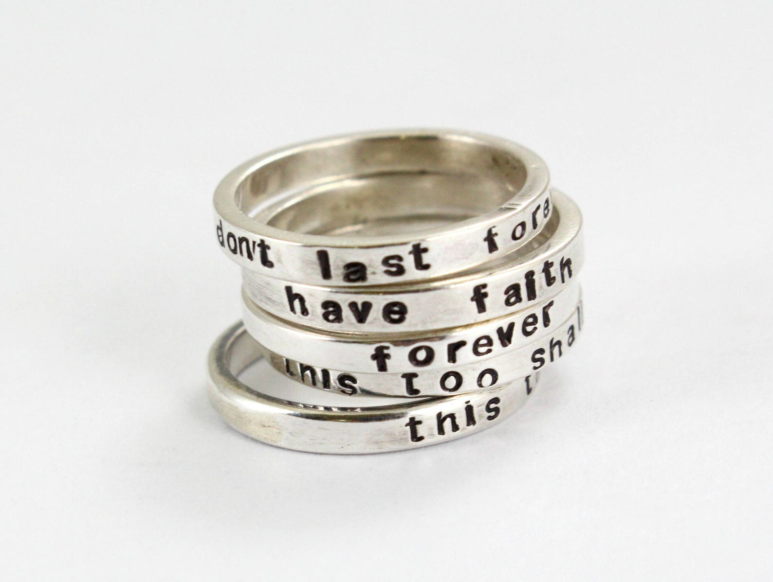 Personalized Sterling Silver Ring Couples Ring Anniversary - Etsy