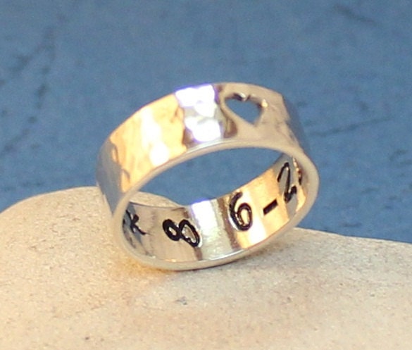 Personalized Sterling Silver Ring.. love Ring.. - Etsy