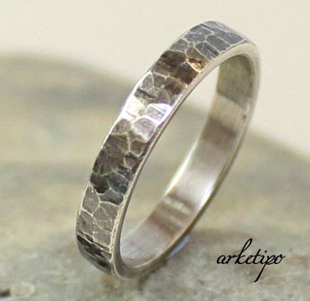 Personalized Sterling Silver Band.. Mens / Womens Wedding Band.. Custom ...