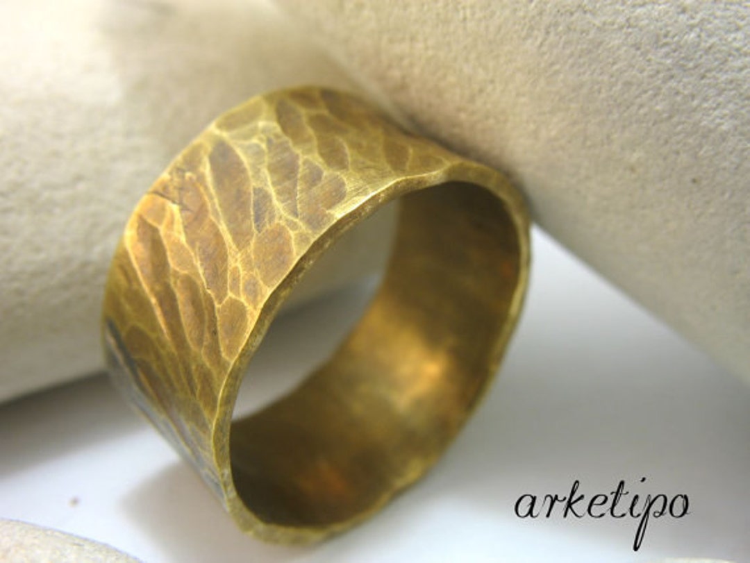 Personalized Bronze Ring / Band.. Ring for Men / Women.. Wedding Band ...