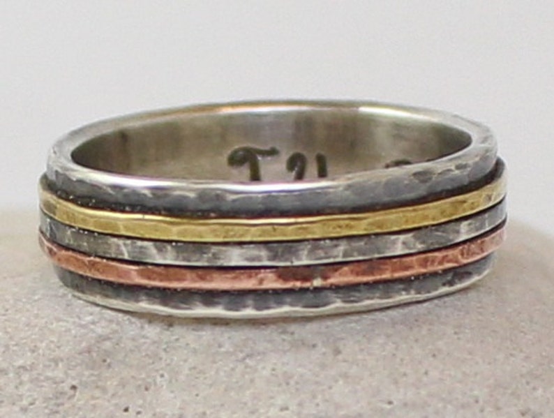 Personalized Sterling Silver Ring.. Wedding Band.. Custom - Etsy