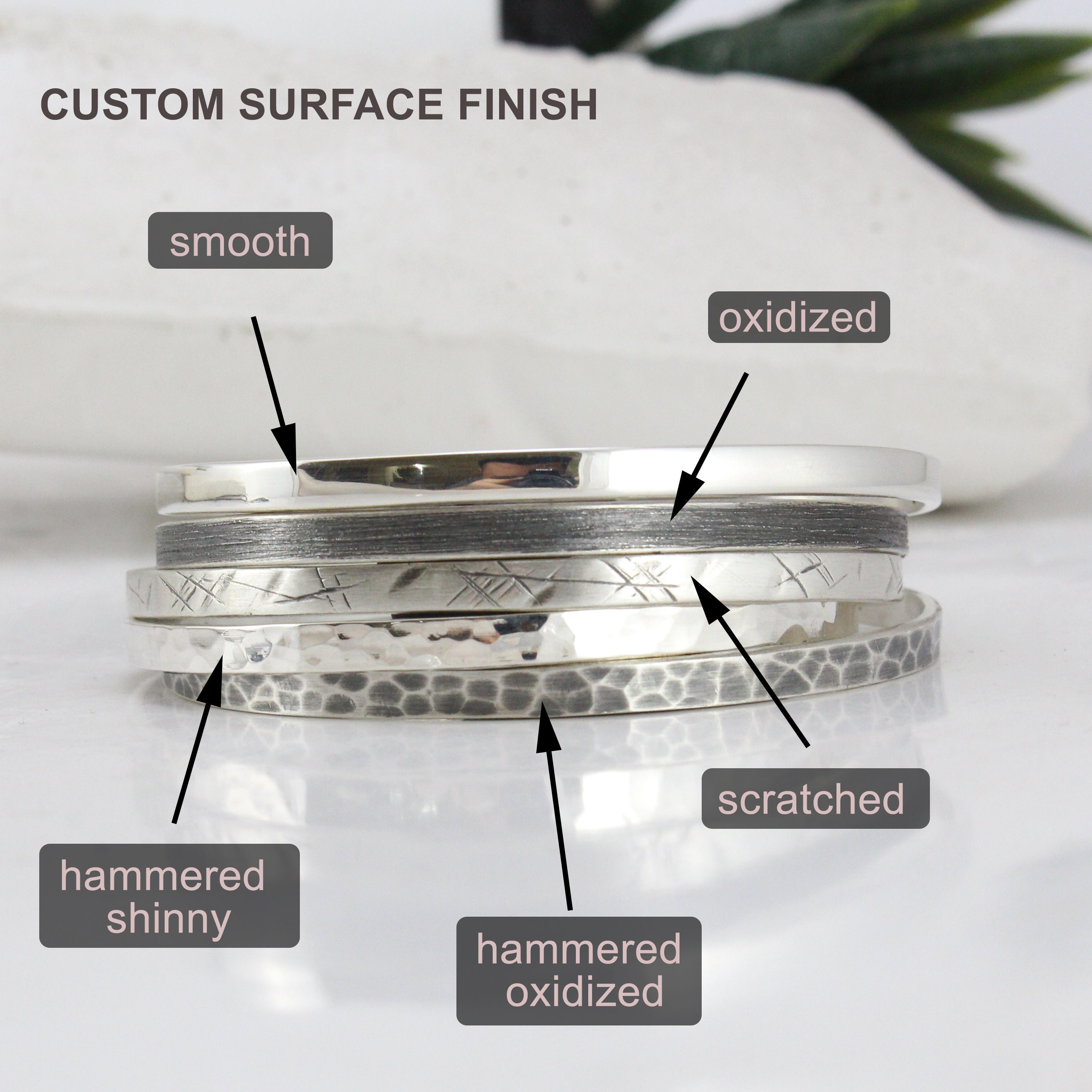 Silver Bangle Bracelet, Personalized, Custom Text Engraved/ Coordinates ...