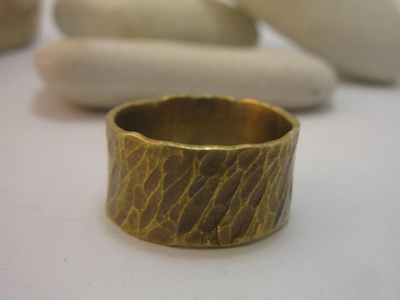Personalized Bronze Ring / Band.. Ring for Men / Women.. Wedding Band ...