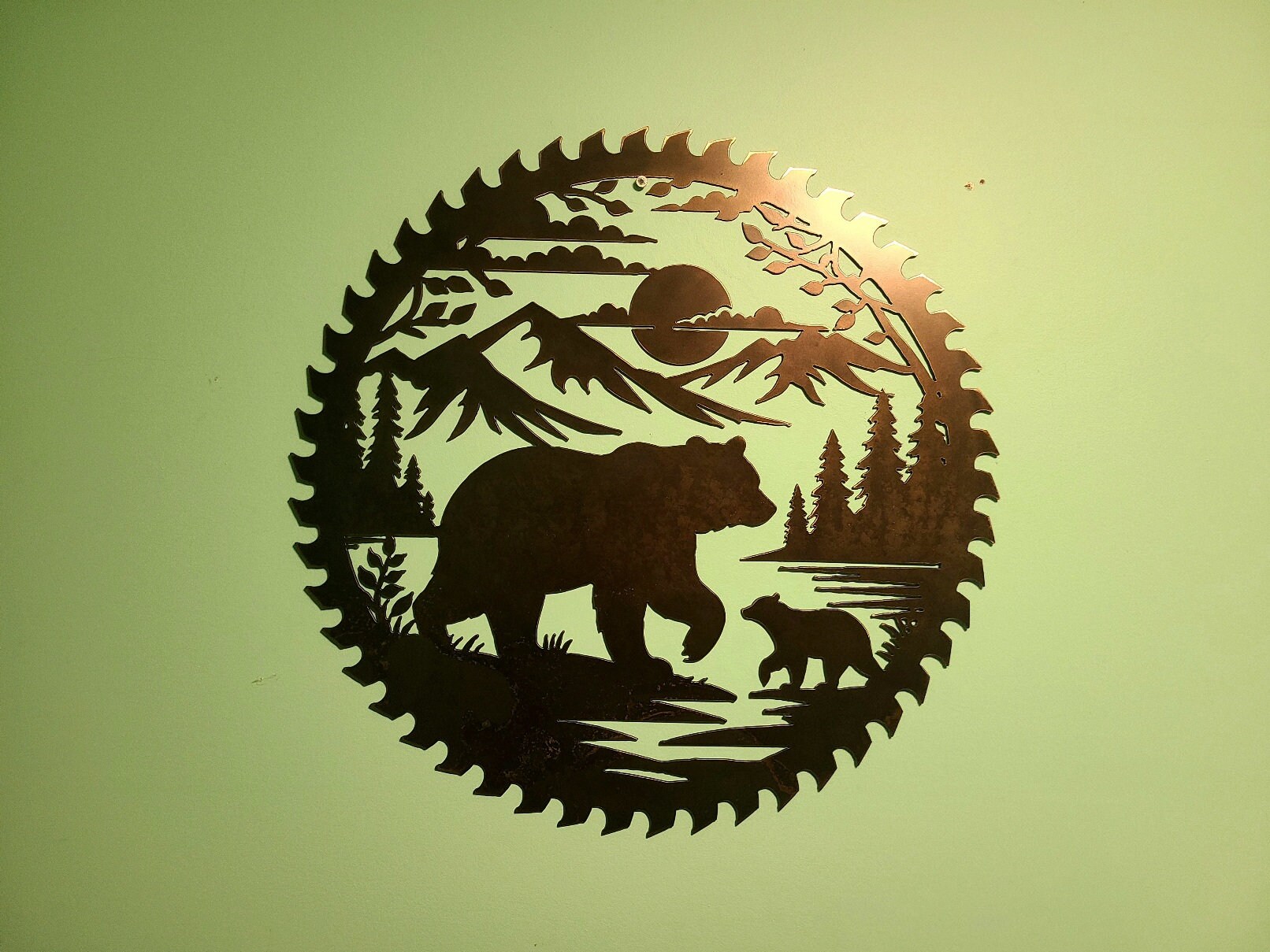 Bear Scene DXF SVG File Pack With Sawblade Versions for Plasma Cutting ...