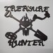 Metal Detector Steel Sign Treasure Hunter With Skull - Etsy
