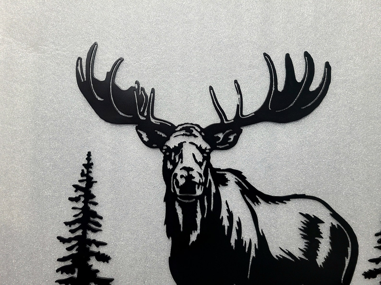 Moose Home Sweet Home Metal Cabin Sign - Etsy