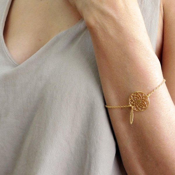 Dream Catcher Bracelet - Etsy UK