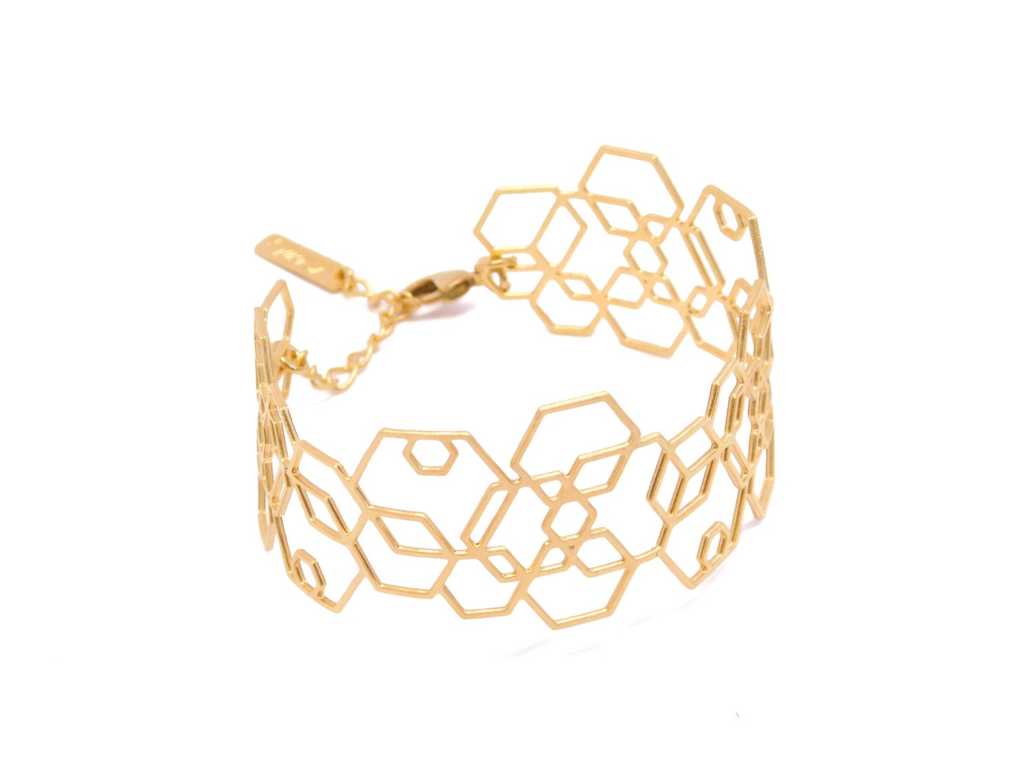 Gold Bangle Geometric Bangle Bracelet Rose Gold Bracelet | Etsy