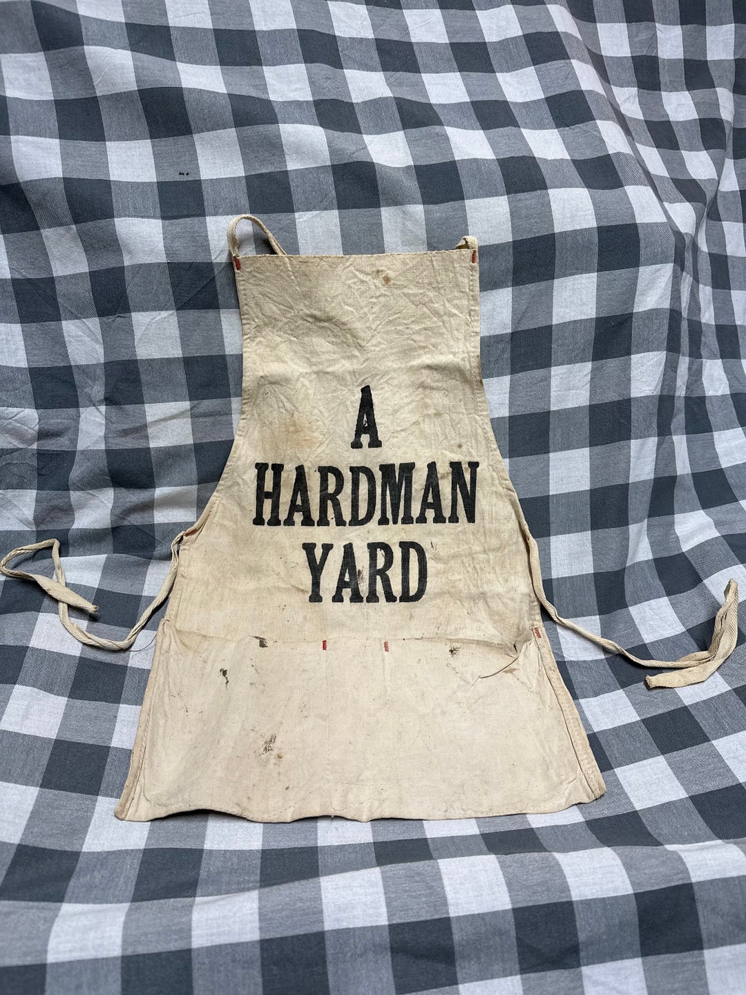 Antique Canvas Apron, With Original Printed Advertising. FREE ...
