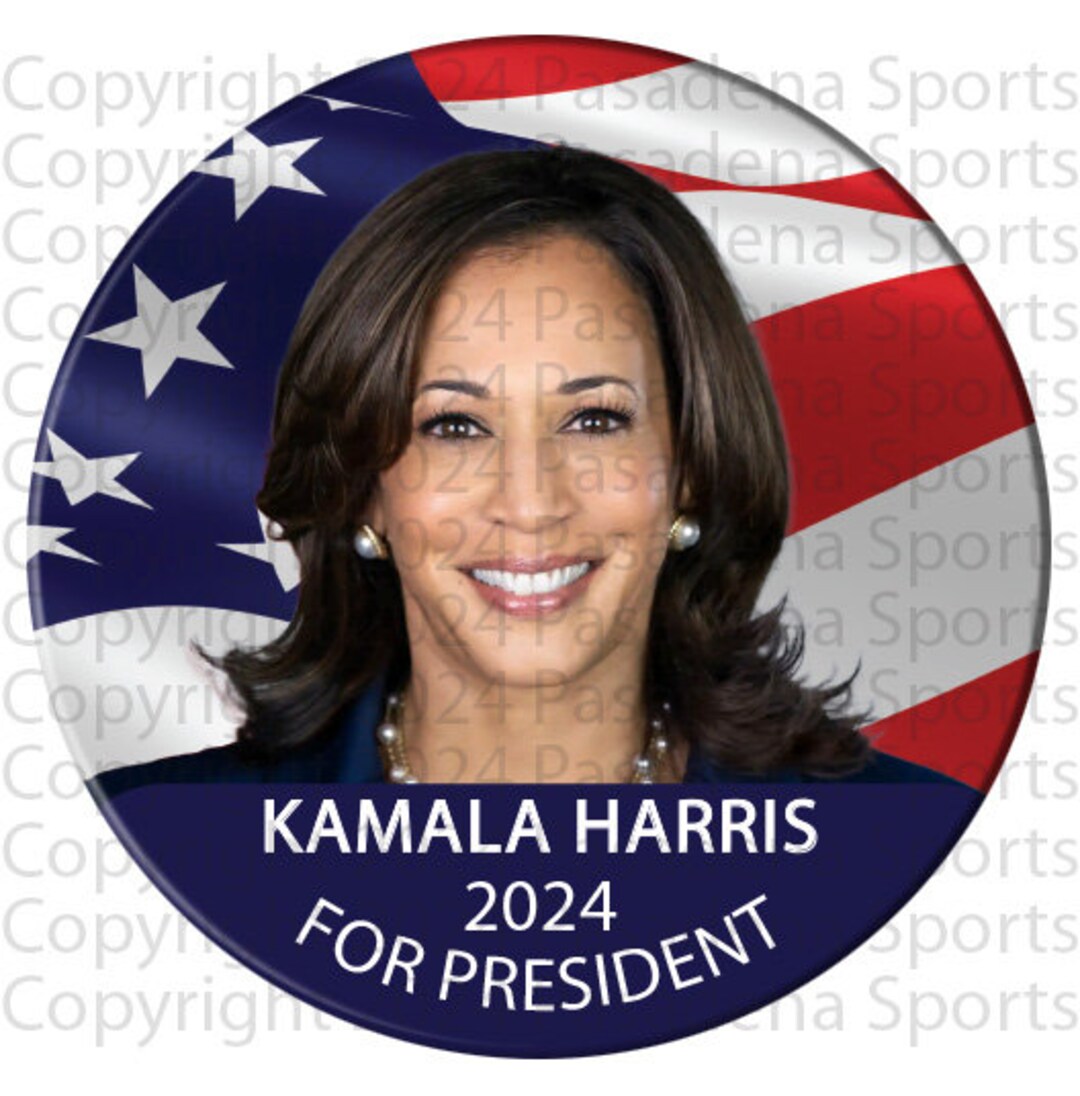 2024 KAMALA HARRIS for PRESIDENT, 2.25" Campaign Pin Button Khflg - Etsy