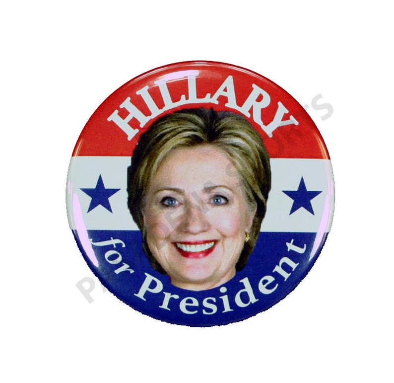 2016 HILLARY CLINTON for PRESIDENT Campaign Button, 2.25" Diámetro hsc ...