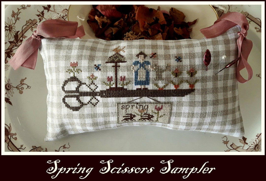Spring Scissors Sampler - Etsy