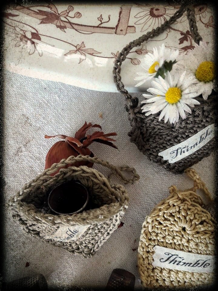 Crochet Thimble Heart Case - Etsy